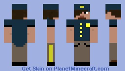 Emo Police Minecraft Skin