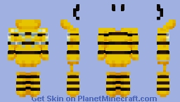 OB - Bee Hoodie w/ Wings Minecraft Skin