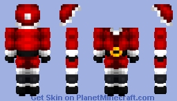 OB - Santa Suit w/ Hat Minecraft Skin