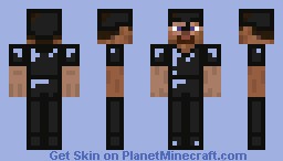 Obsidian Armour Minecraft Skin
