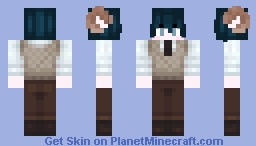 Slimey but office worker Minecraft Skin