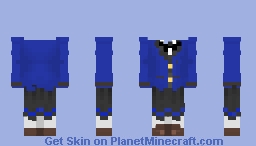 Official Chiharuno Private Academy Moonflower uniform fem Minecraft Skin