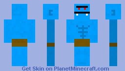 Blue ogre/orc Minecraft Skin