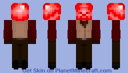 Red Agent Minecraft Skin
