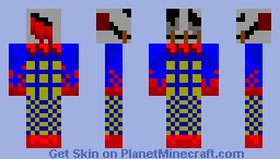 Old Horrifying Clown Minecraft Skin