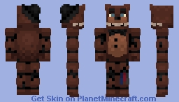 Withered Freddy (FNaF2) Minecraft Skin