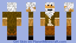 old man in a duster Minecraft Skin