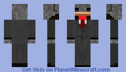 Old Suited Chicken Minecraft Skin