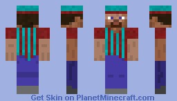 Oldschool Steve Minecraft Skin