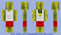 Olympic Gold Medalist Watermelon Minecraft Skin