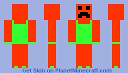 Omega Armored Creeper V1 Minecraft Skin