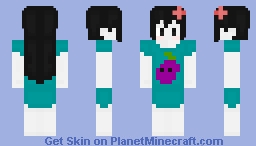 Aubrey cute skin from Omori Minecraft Skin