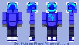 ONibblesYT (blue) Minecraft Skin