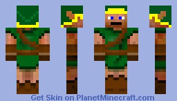 Ocarina of Time Young Link Minecraft Skin