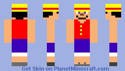 one piece luffy Minecraft Skin