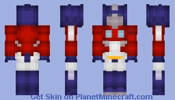 Autobot Optimus Prime Minecraft Skin