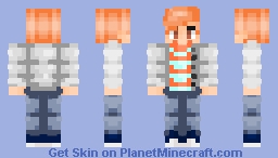Orange hair boy Minecraft Skin