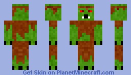Orc wearing leather straps Minecraft Skin