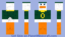 The oregon duck mascot Minecraft Skin