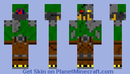 Ork cyborg Minecraft Skin