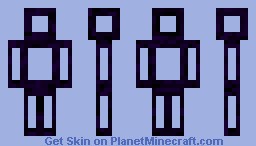 Dark Outline Skin! Minecraft Skin