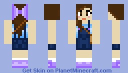 Overalls Girl Minecraft Skin