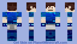 Blue skin Minecraft Skin