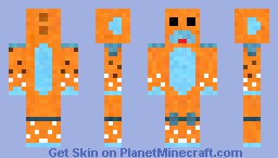 monster (orange) Minecraft Skin