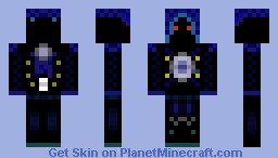 The Aqua Mage Returns-The Ender Cycle Minecraft Skin