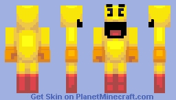 Pac-Man Remastered Minecraft Skin