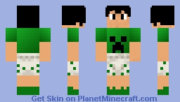 Pac Com a Roupa Do Mike Minecraft Skin