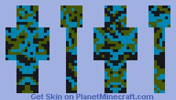 Splatter paint man!!! Minecraft Skin