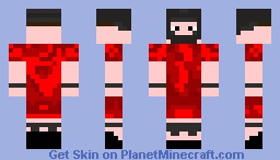 Red paint ball Minecraft Skin