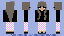 girl in pyjamas Minecraft Skin