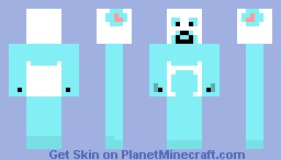 blue panda Minecraft Skin
