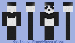 Panda with hat Minecraft Skin
