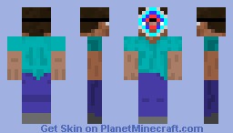 Default with Paper-Plate Mask Minecraft Skin