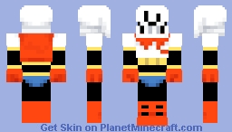 [UNDERTALE] Papyrus Minecraft Skin