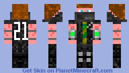 partial face wrap courier Minecraft Skin