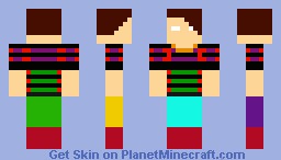 Herobrine partier Minecraft Skin