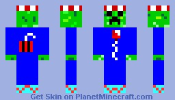 party creeper Minecraft Skin