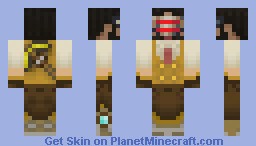 Steampunk with patrick face and mask Minecraft Skin