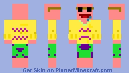 Summer patrick Minecraft Skin