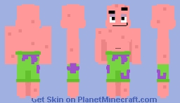 patrick stars Minecraft Skin