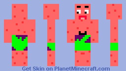 Patrick Star Minecraft Skin