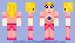 Princess Peach Minecraft Skin