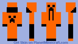 Halloween creeper Minecraft Skin
