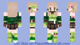 pearcups - MCC Rising 3 Green Geckos Minecraft Skin