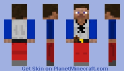 Peasant Steve (Classic Lego Style) Minecraft Skin