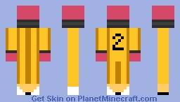 Pencil Man Minecraft Skin